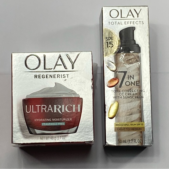 OLAY | Makeup | Olay Skincare Set Ultra Rich Moisturizer 7oz48g Cc ...